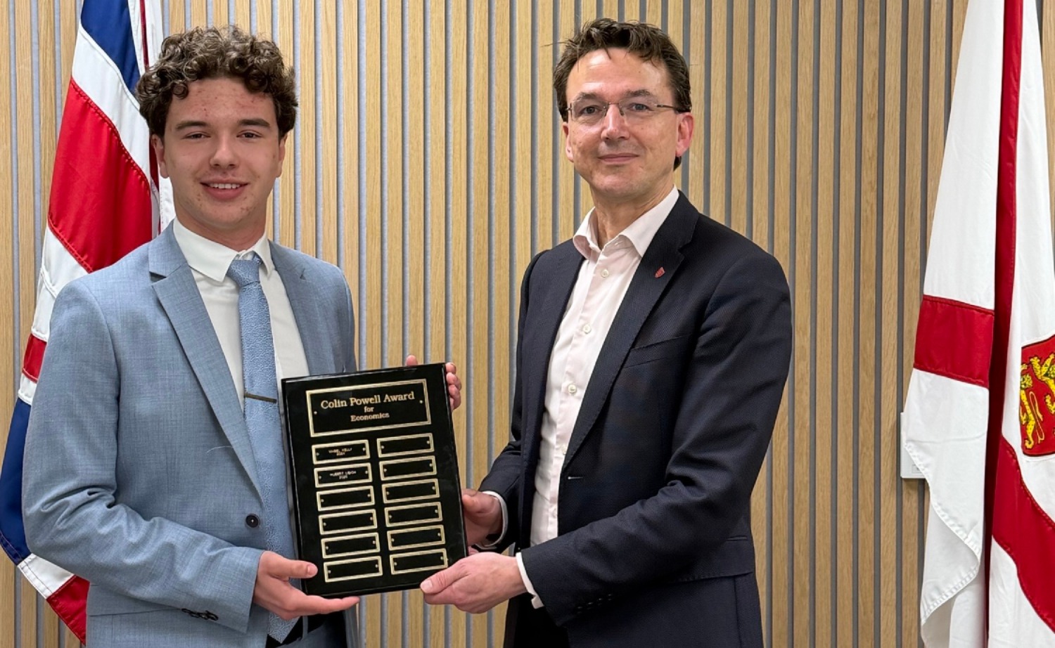 Young economist Hubert Libich awarded the Colin Powell Award 2025 ...